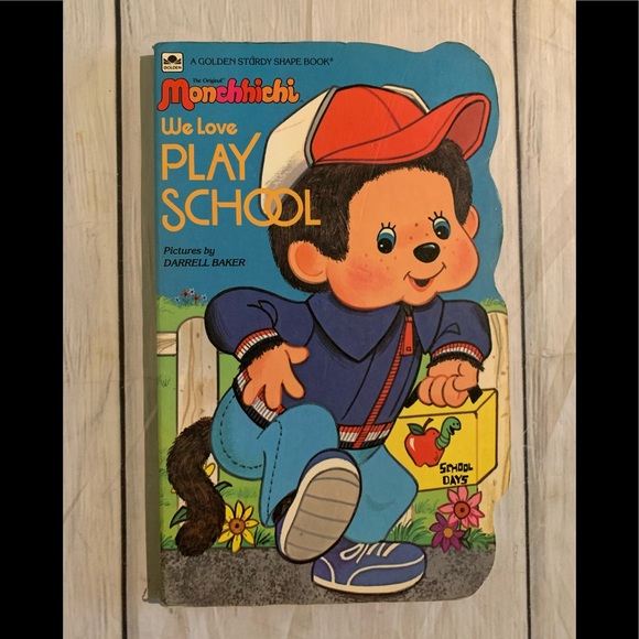 Golden | Other | Vtg Golden The Original Monchhichi We Love Play School ...